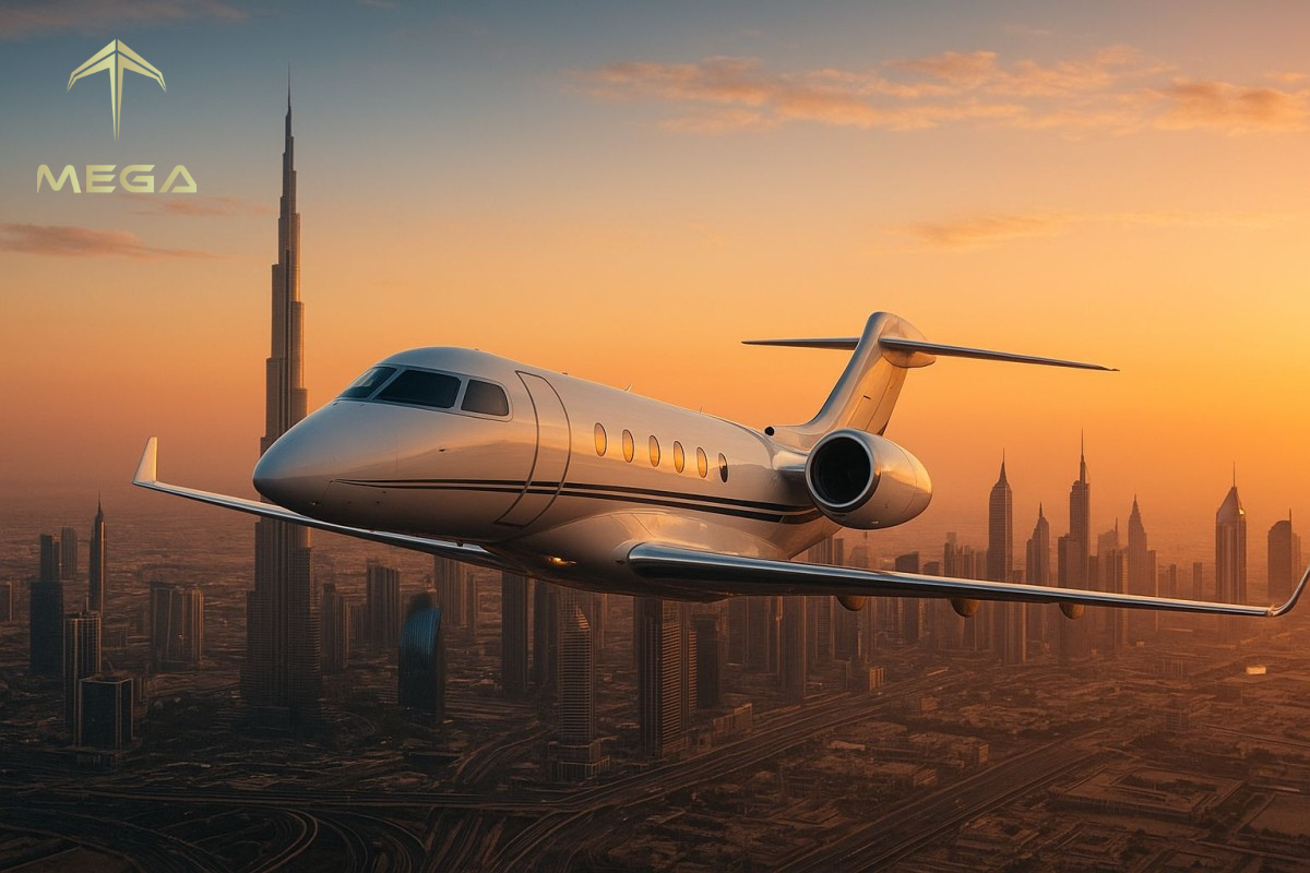 Private Jet Dubai to London – Luxury Charter Services by MEGA